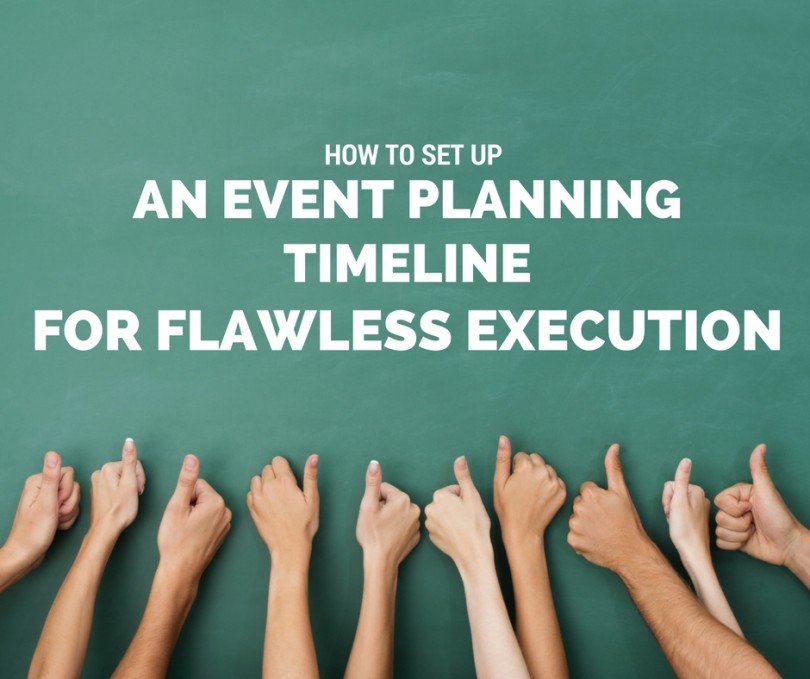 How to set up an event timeline | Venueseeker